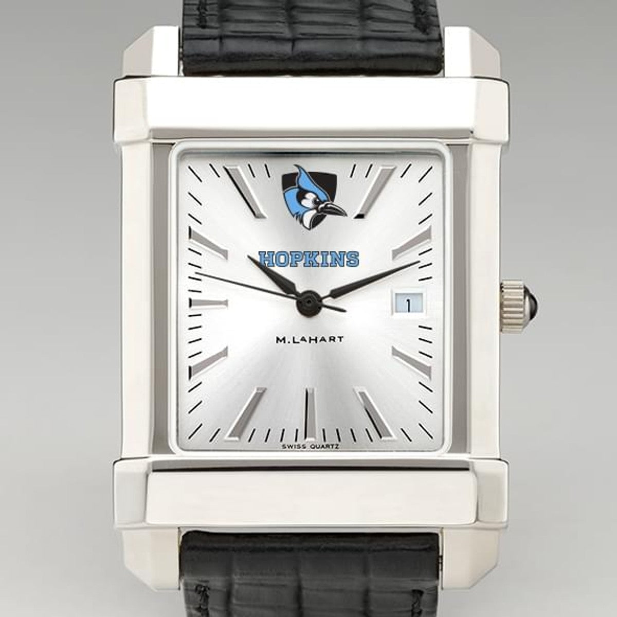 Johns Hopkins Men's Collegiate Watch with Leather Strap | M.LaHart & Co.