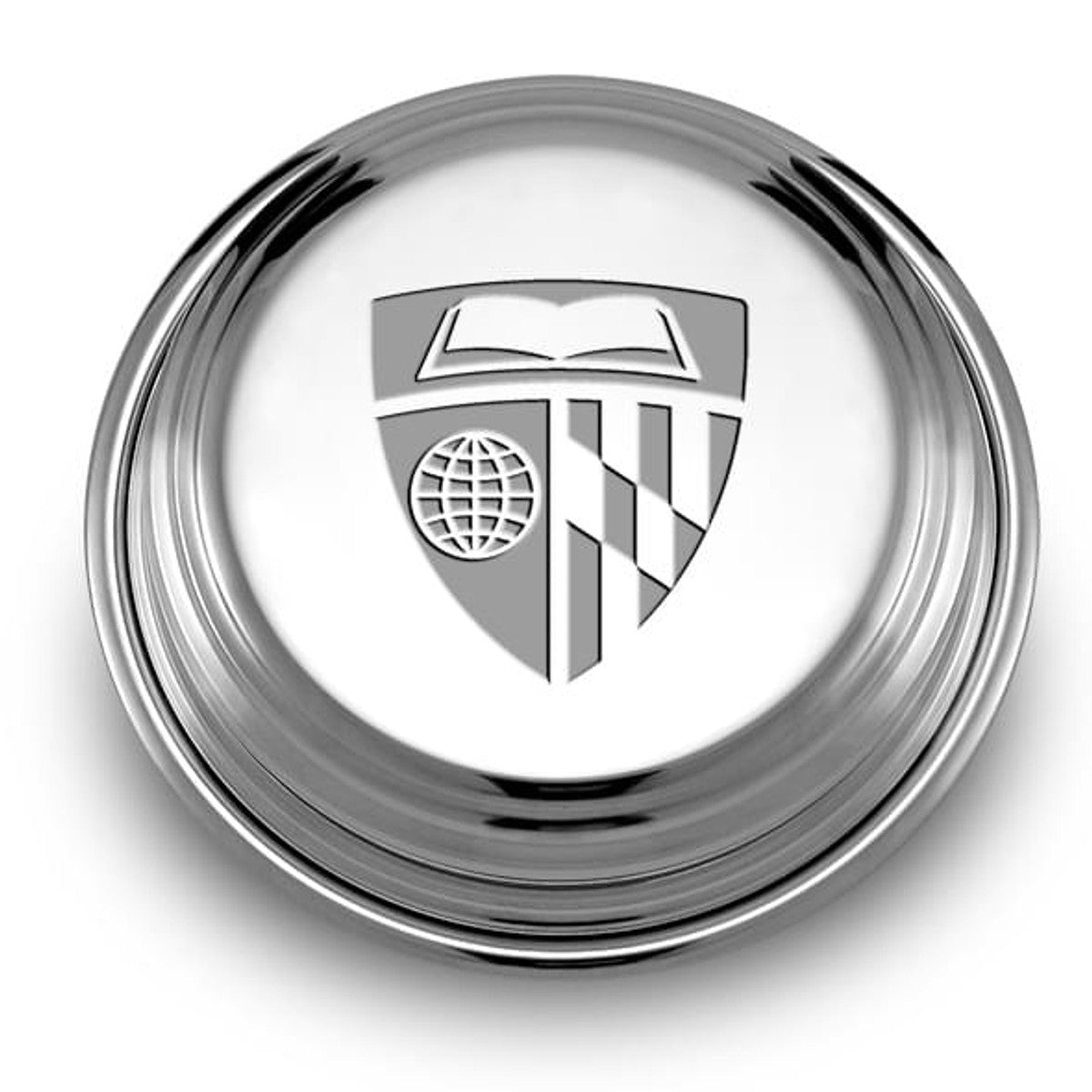 Johns Hopkins Pewter Paperweight | M.LaHart & Co.