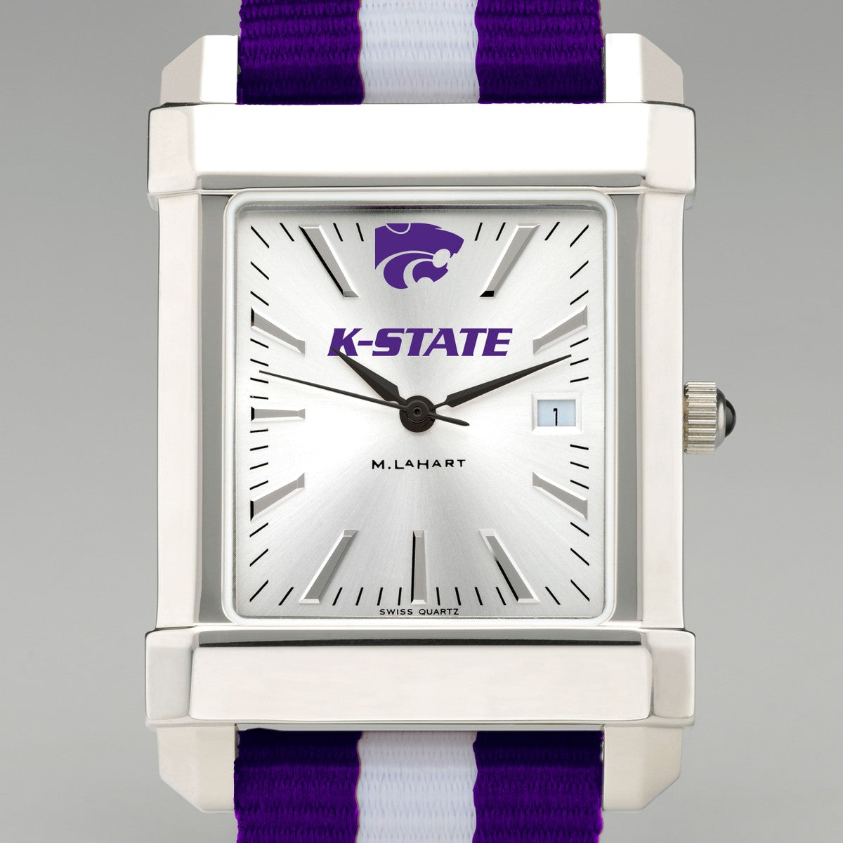 Kansas State University Collegiate Watch with RAF Nylon Strap for Men ...