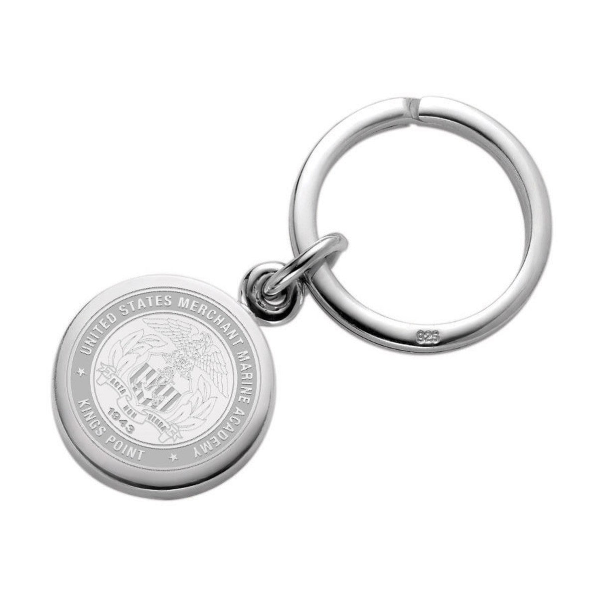 US Merchant Marine Academy Sterling Silver Insignia Key Ring | M.LaHart ...