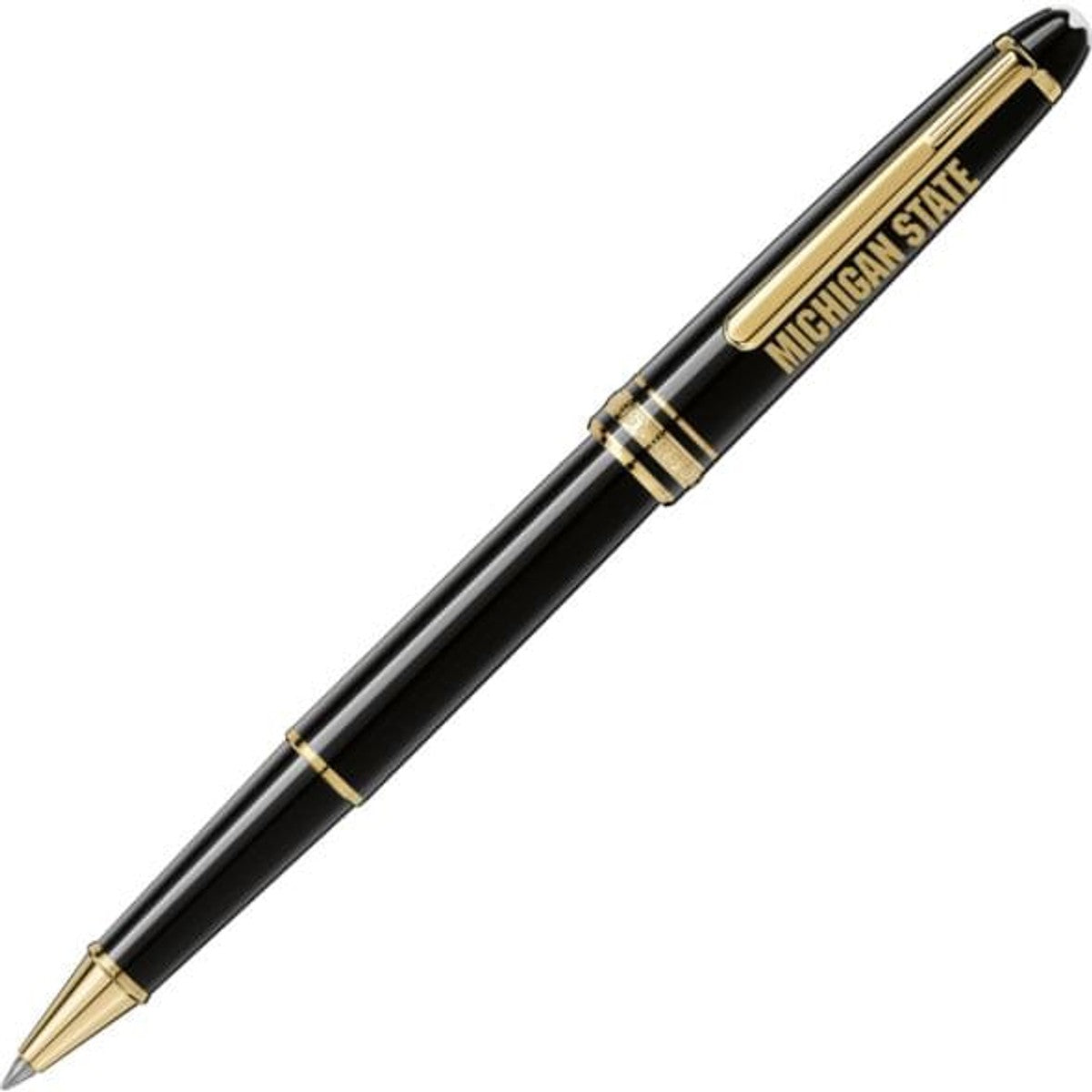 Michigan State Montblanc Meisterstück Classique Rollerball Pen in Gold ...