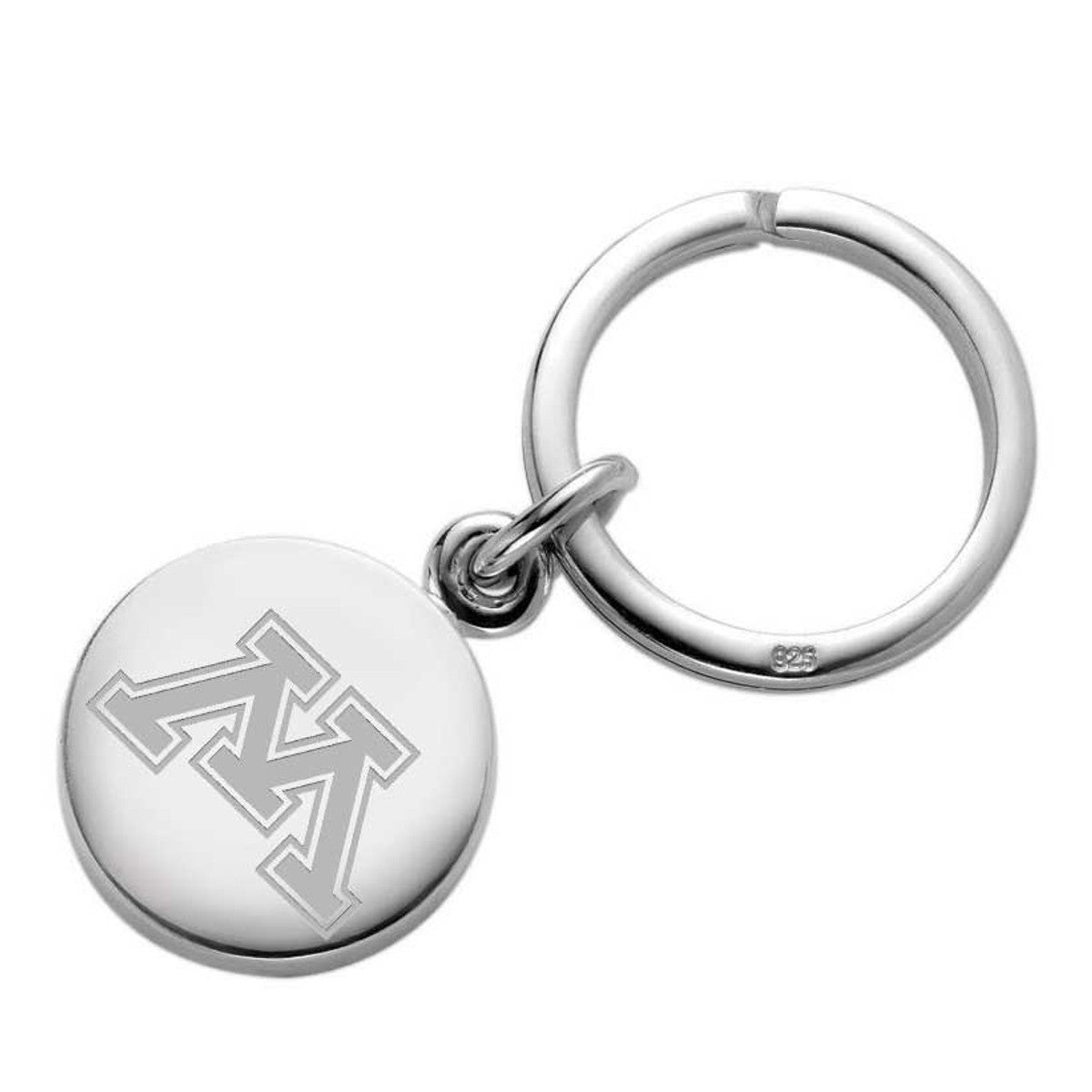 Minnesota Sterling Silver Insignia Key Ring | M.LaHart & Co.
