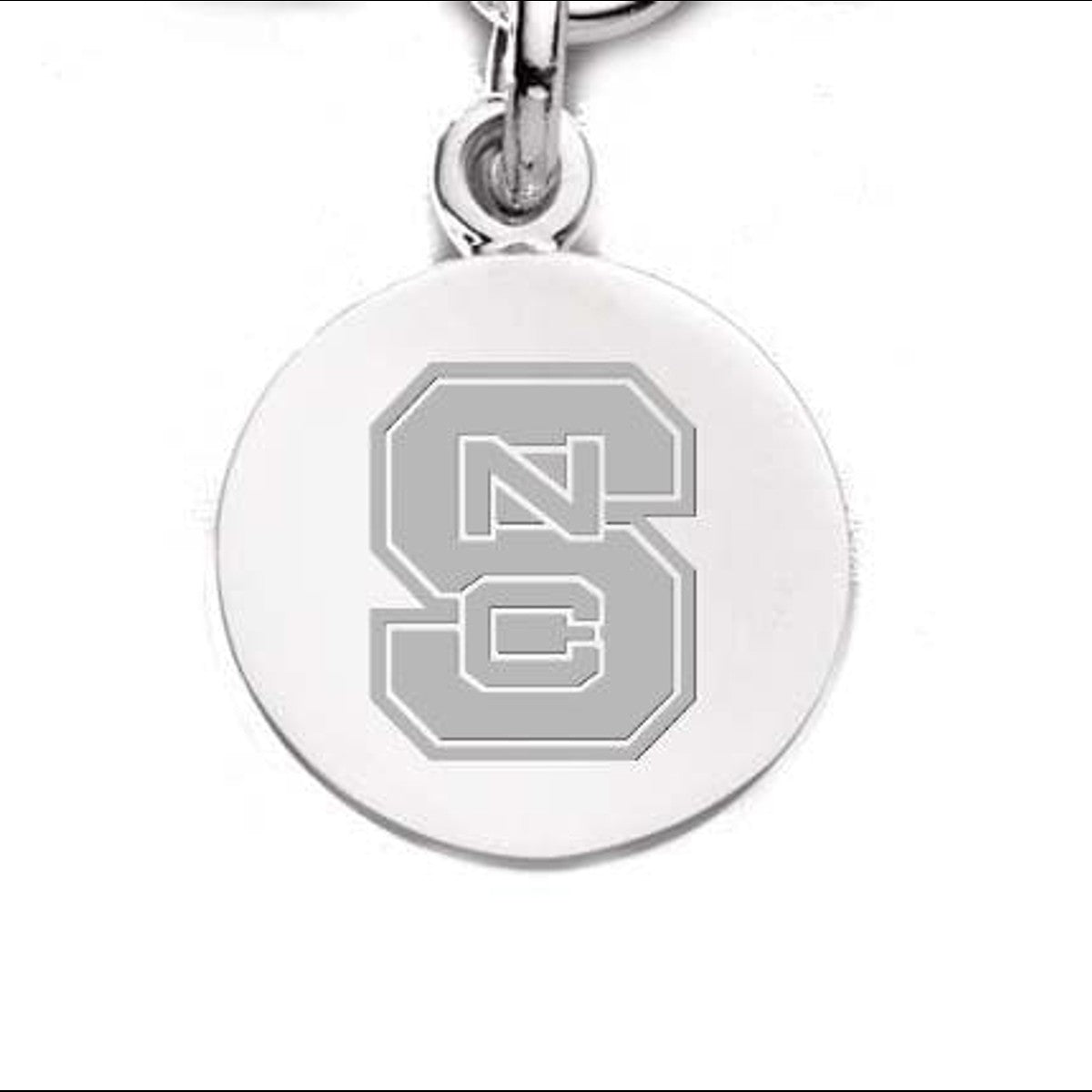 NC State Sterling Silver Charm | M.LaHart & Co.