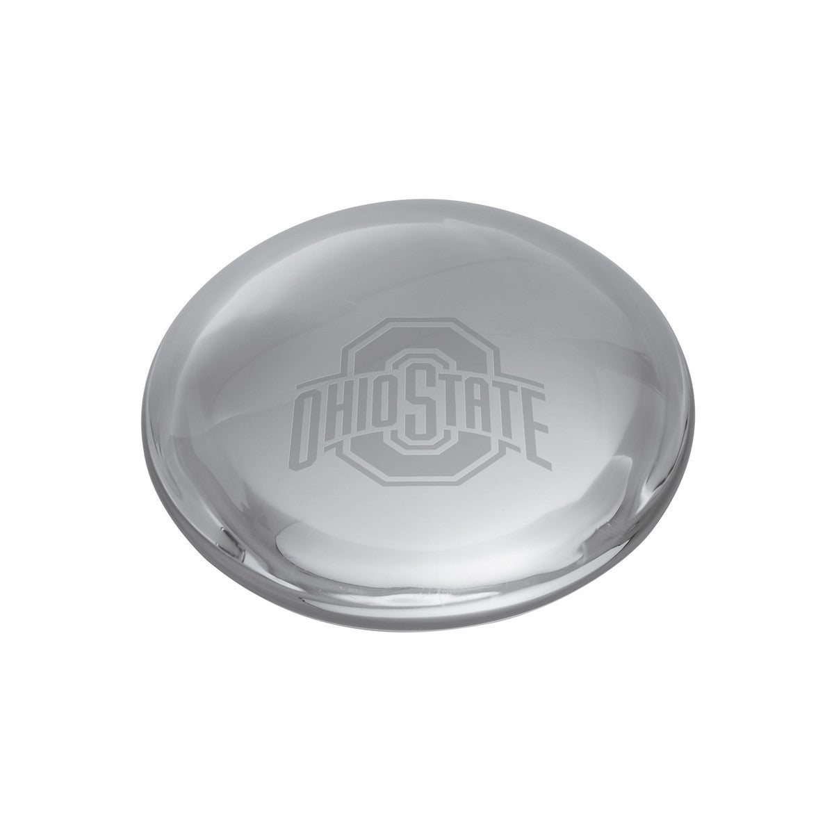 Ohio State Glass Dome Paperweight by Simon Pearce | M.LaHart & Co.