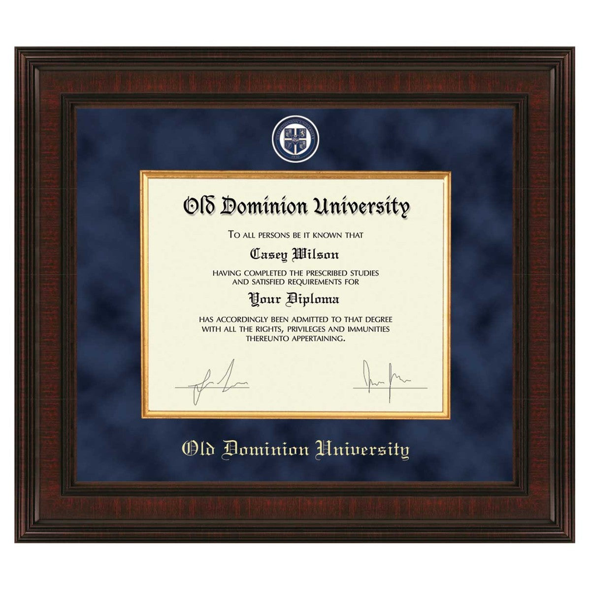 Old Dominion Diploma Frame - Excelsior - Graduation Gift Selection | M ...