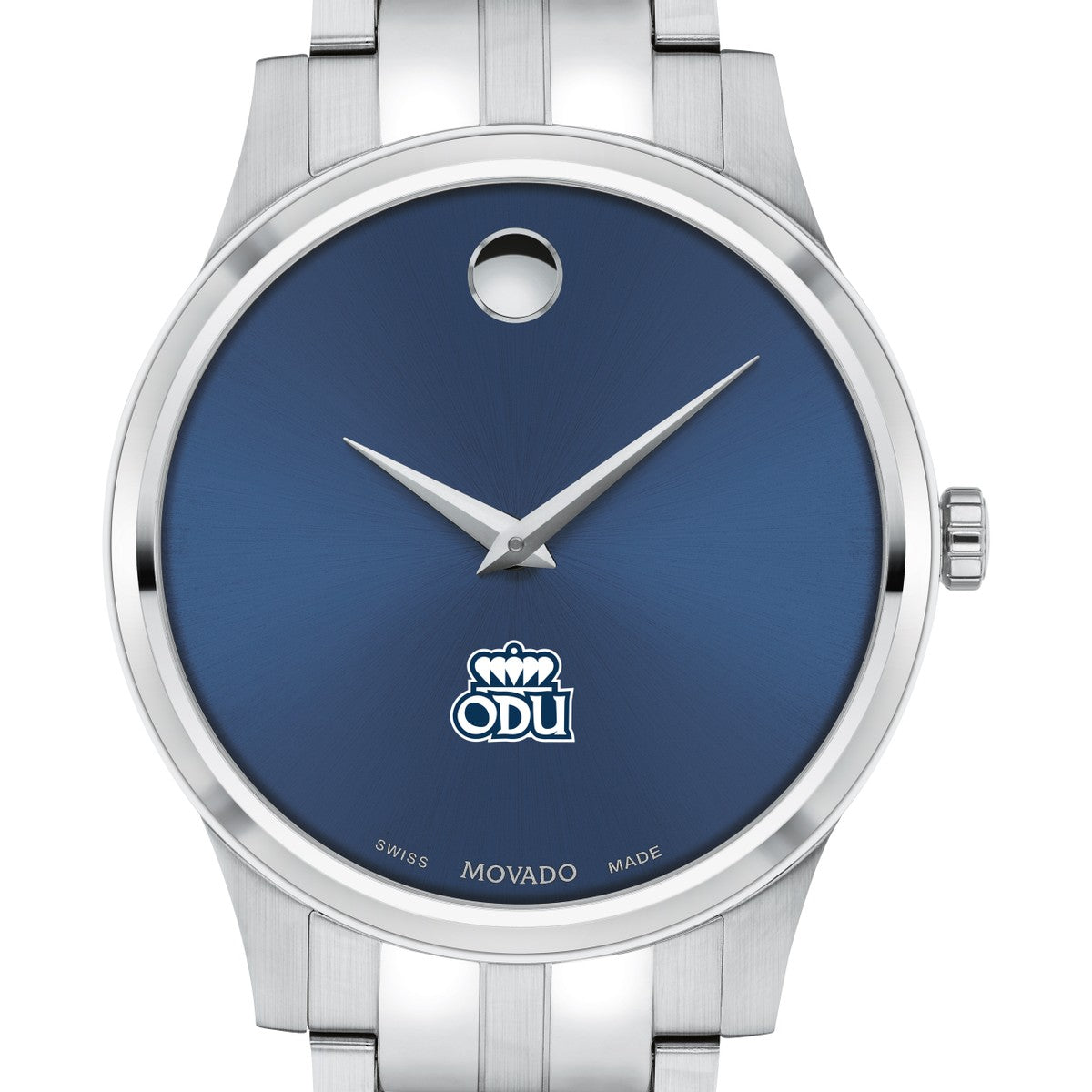 Old Dominion Men's Movado Stainless Steel Watch with Blue Dial | M ...