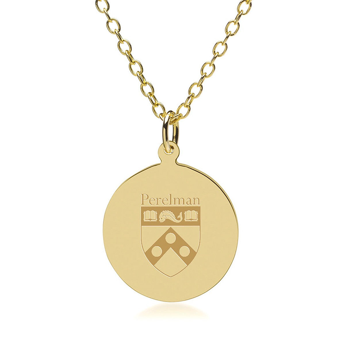 Penn Med 14K Gold Pendant & Chain | M.LaHart & Co.