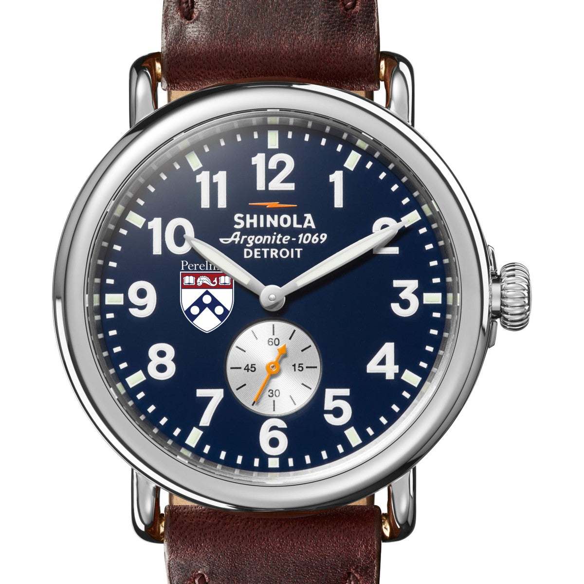 Penn Med Shinola Watch, The Runwell 41 mm Midnight Blue Dial | M.LaHart ...