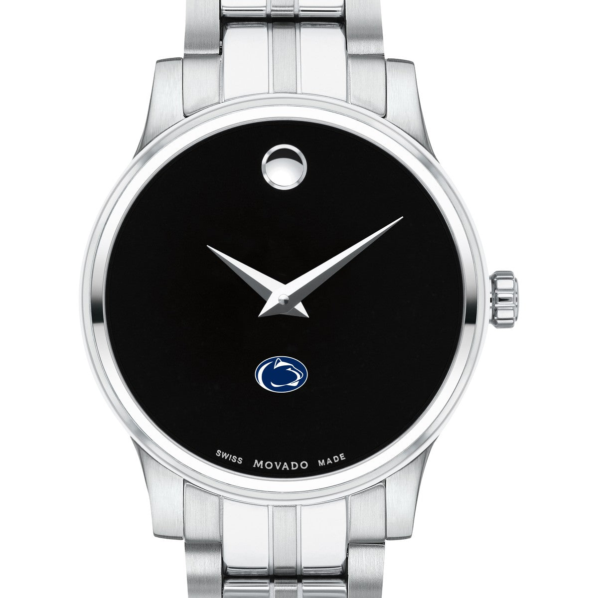 Penn State Women's Movado Stainless Steel Watch with Black Dial | M ...
