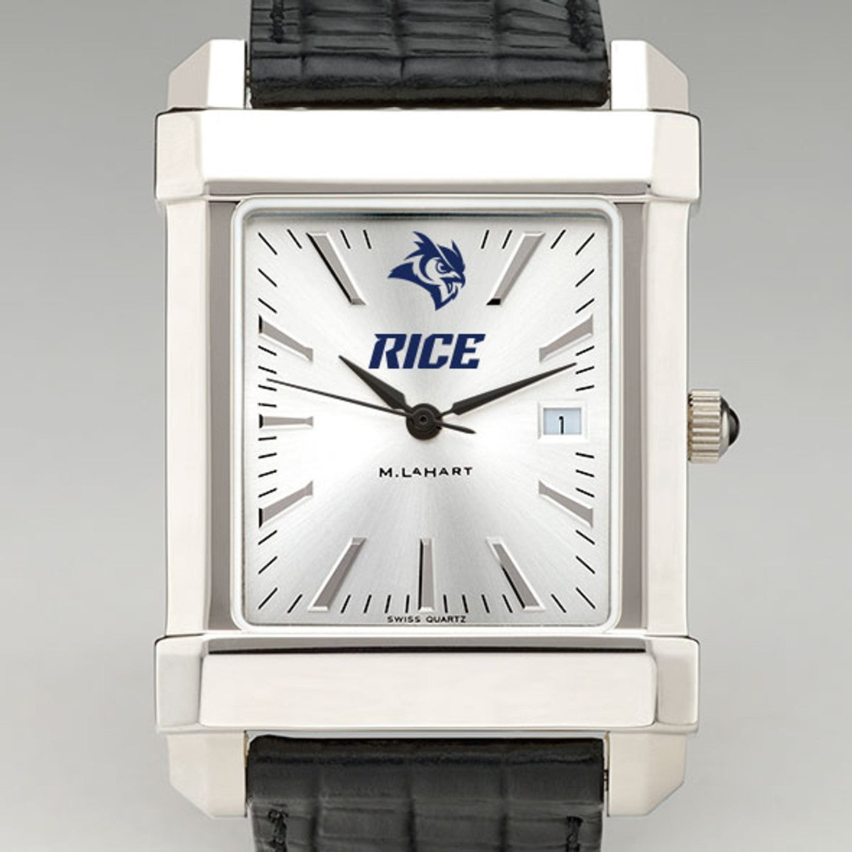 Rice University Men's Collegiate Watch with Leather Strap | M.LaHart & Co.