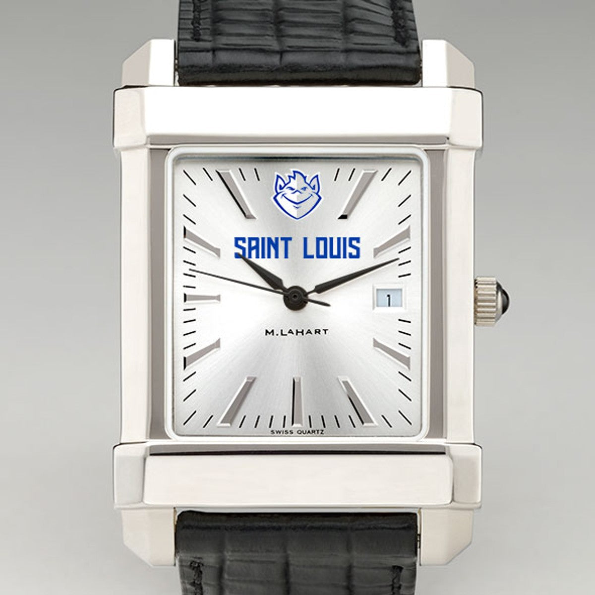 Saint Louis University Men's Collegiate Watch with Leather Strap | M ...