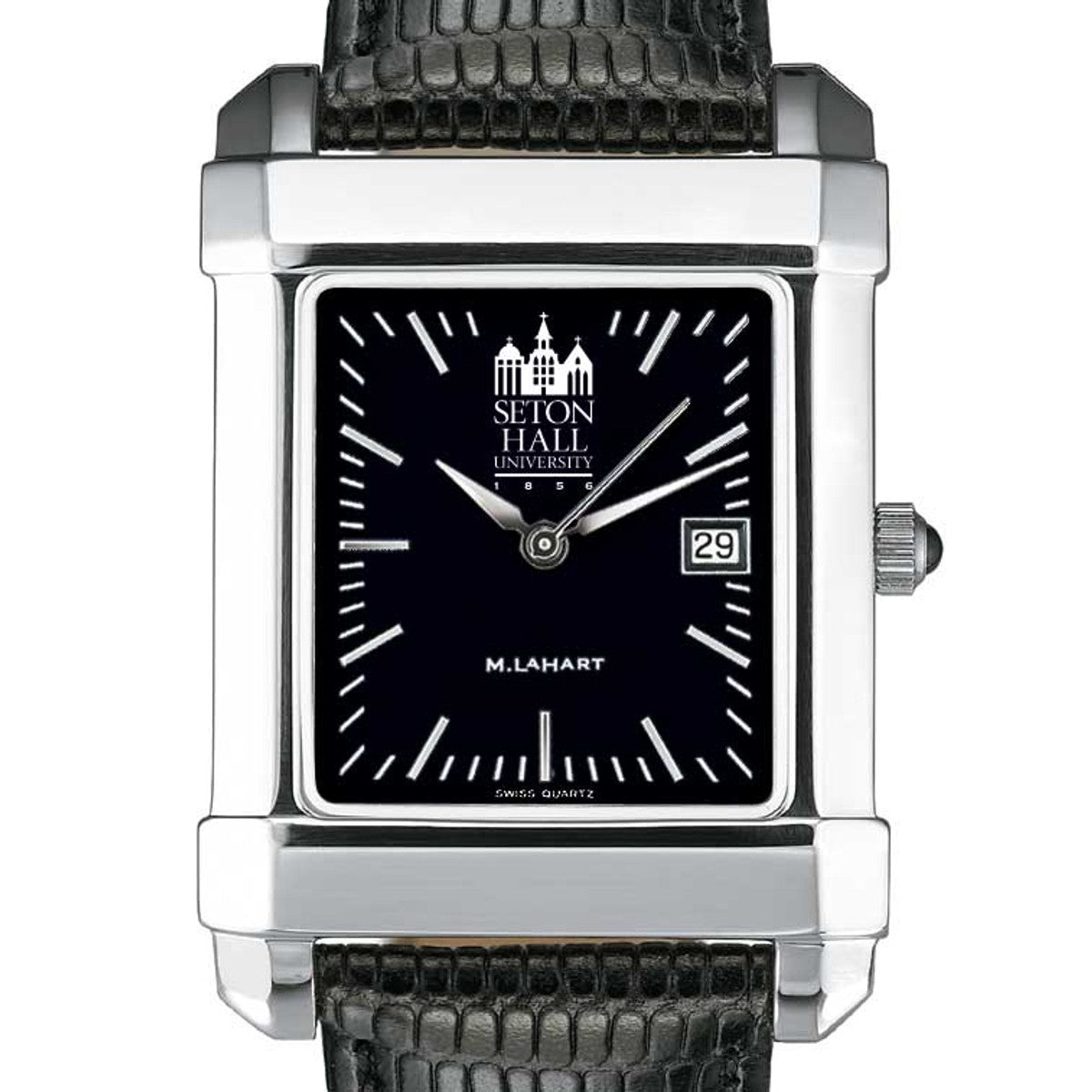 Seton Hall Men's Black Quad with Leather | M.LaHart & Co.