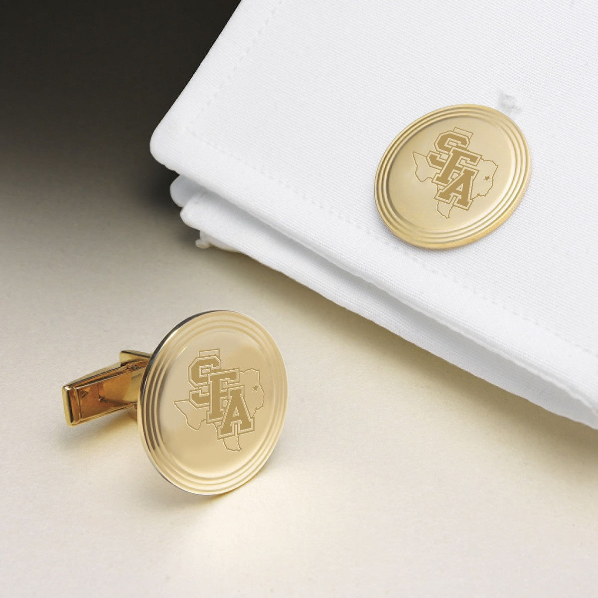 SFASU 14K Gold Cufflinks | M.LaHart & Co.