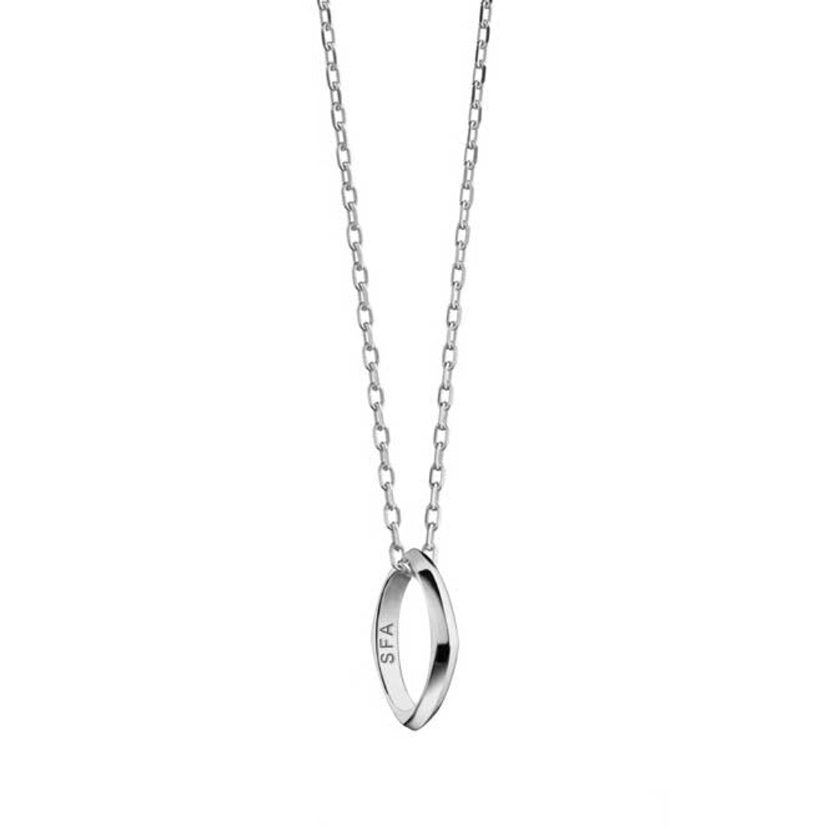 SFASU Monica Rich Kosann Poesy Ring Necklace in Silver | M.LaHart & Co.