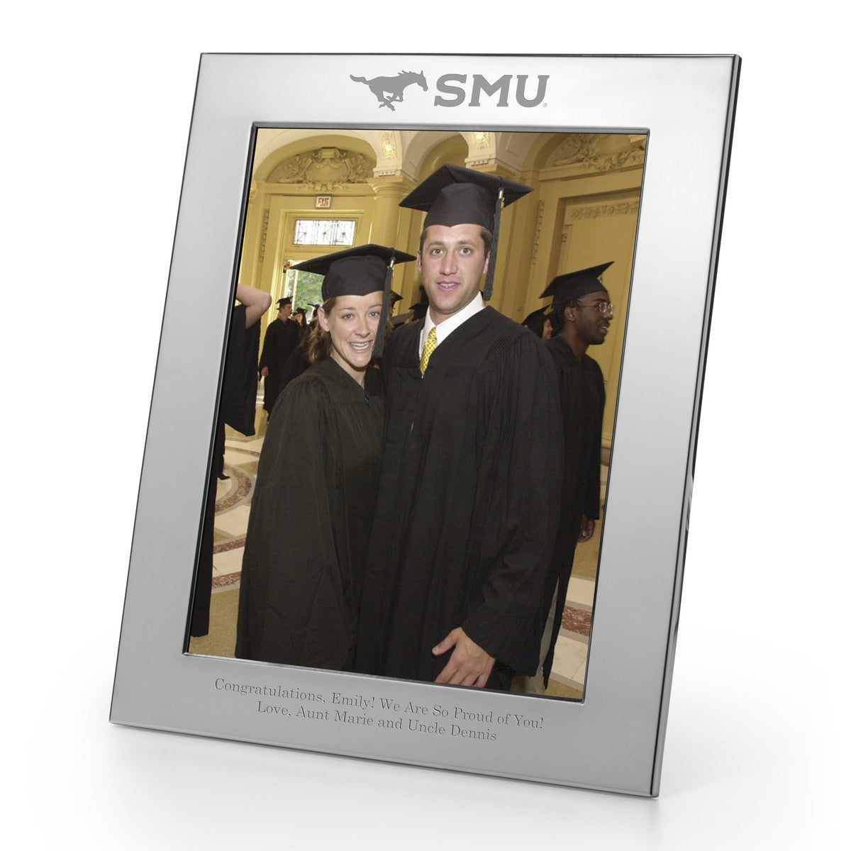 SMU Polished Pewter 8x10 Picture Frame - Graduation Gift Selection | M ...