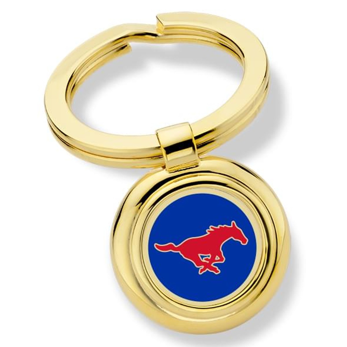 SMU Enamel Key Ring | M.LaHart & Co.