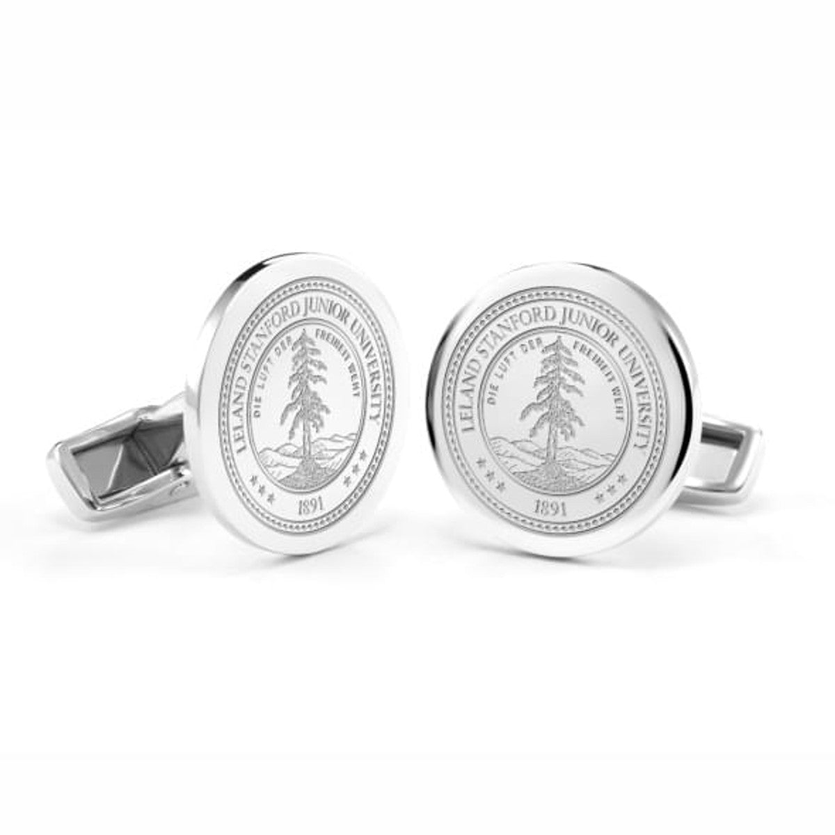 Stanford University Cufflinks in Sterling Silver | M.LaHart & Co.