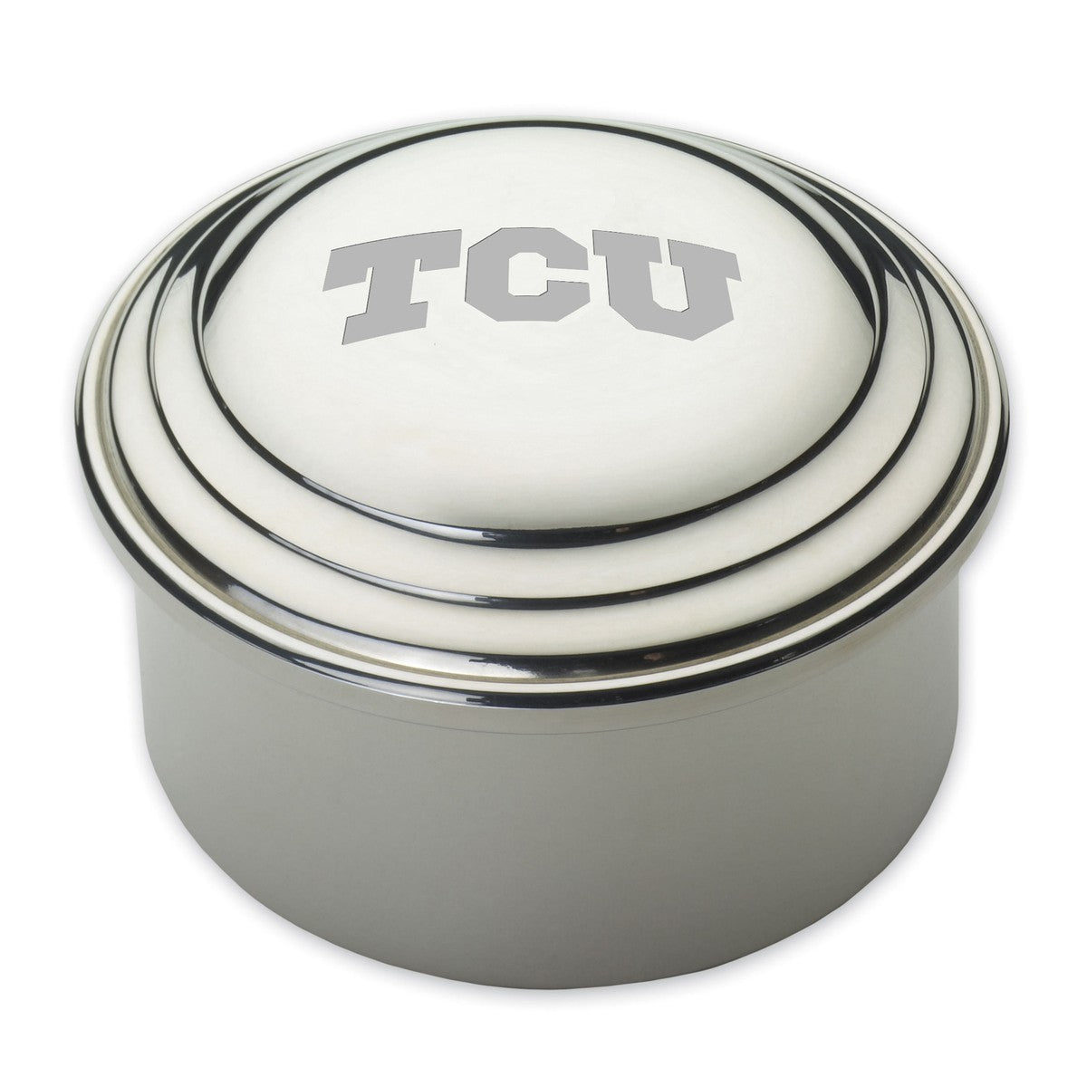 TCU Pewter Keepsake Box | M.LaHart & Co.