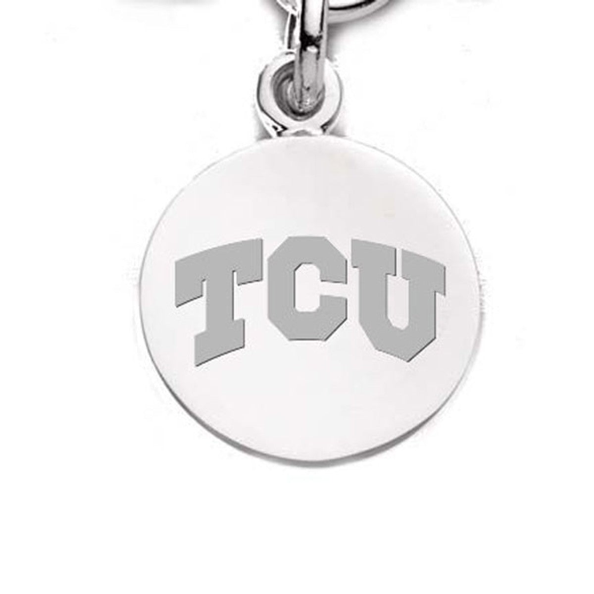 TCU Sterling Silver Charm | M.LaHart & Co.