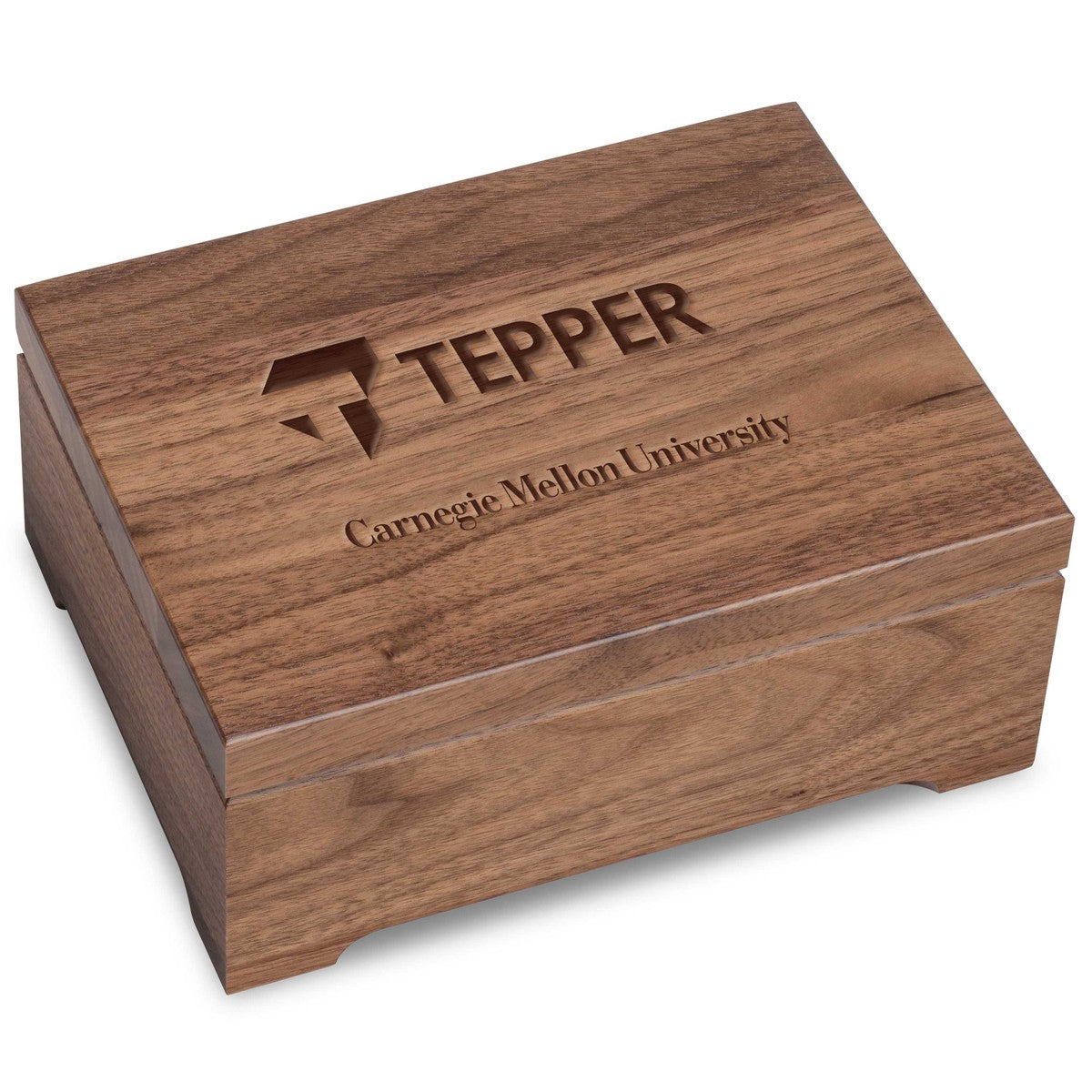 Tepper Solid Walnut Desk Box - Graduation Gift Selection | M.LaHart & Co.