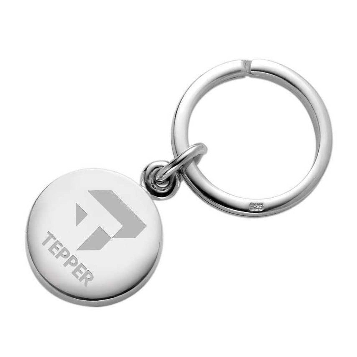Tepper Sterling Silver Insignia Key Ring - Graduation Gift Selection ...