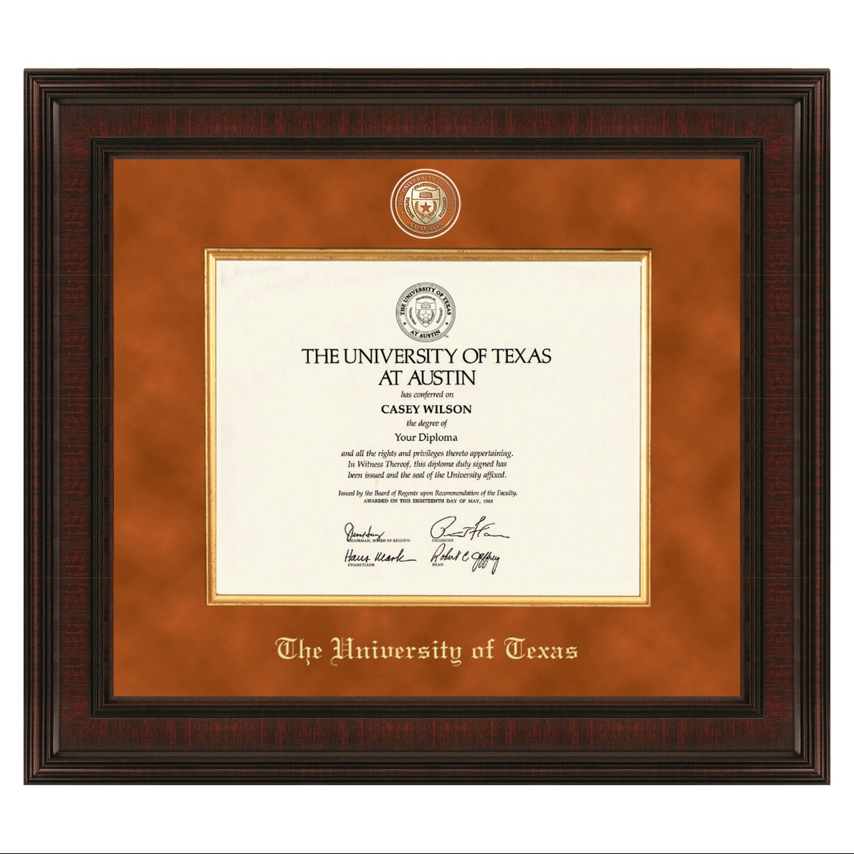 University of Texas Diploma Frame - Excelsior Graduation Gift | M ...