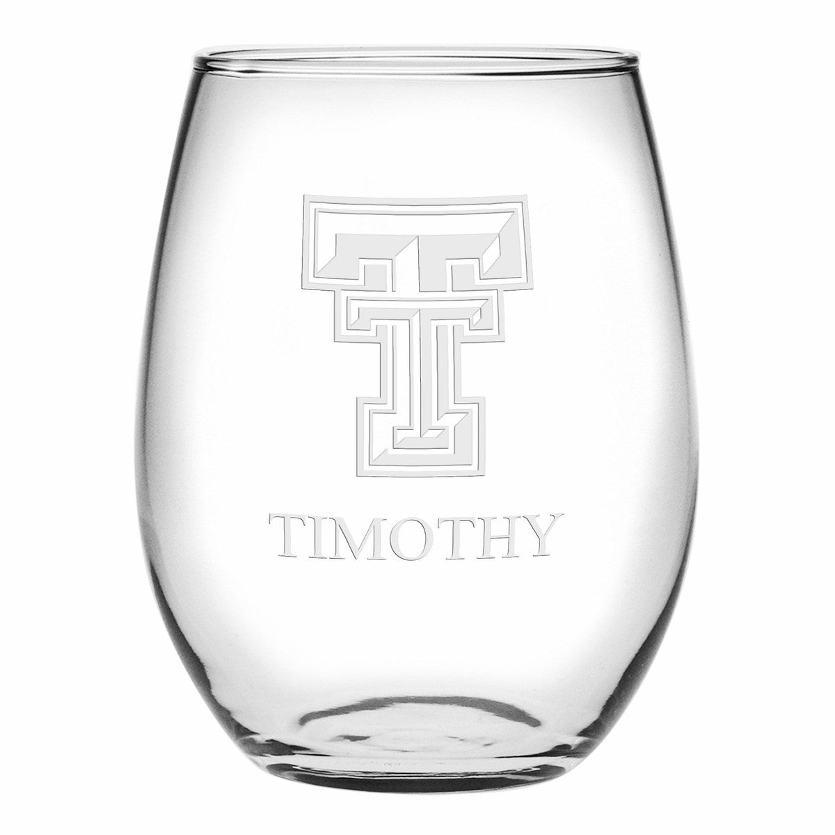 Texas Tech Stemless Wine Glasses - Made in the USA | M.LaHart & Co.