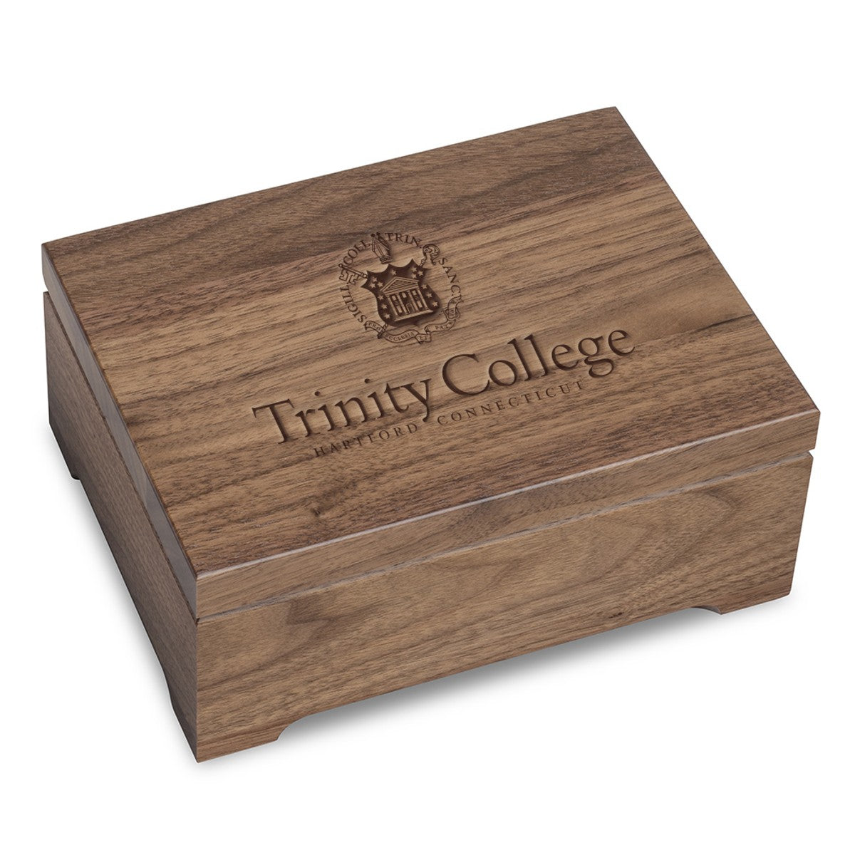 Trinity College Solid Walnut Desk Box - Graduation Gift Selection | M ...