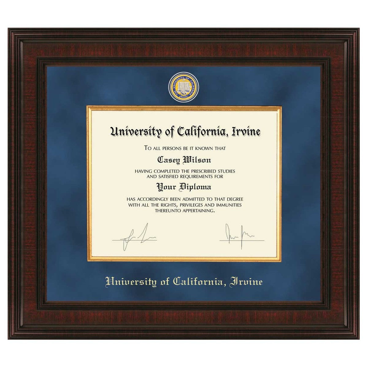 UC Irvine Diploma Frame - Excelsior - Graduation Gift Selection | M ...