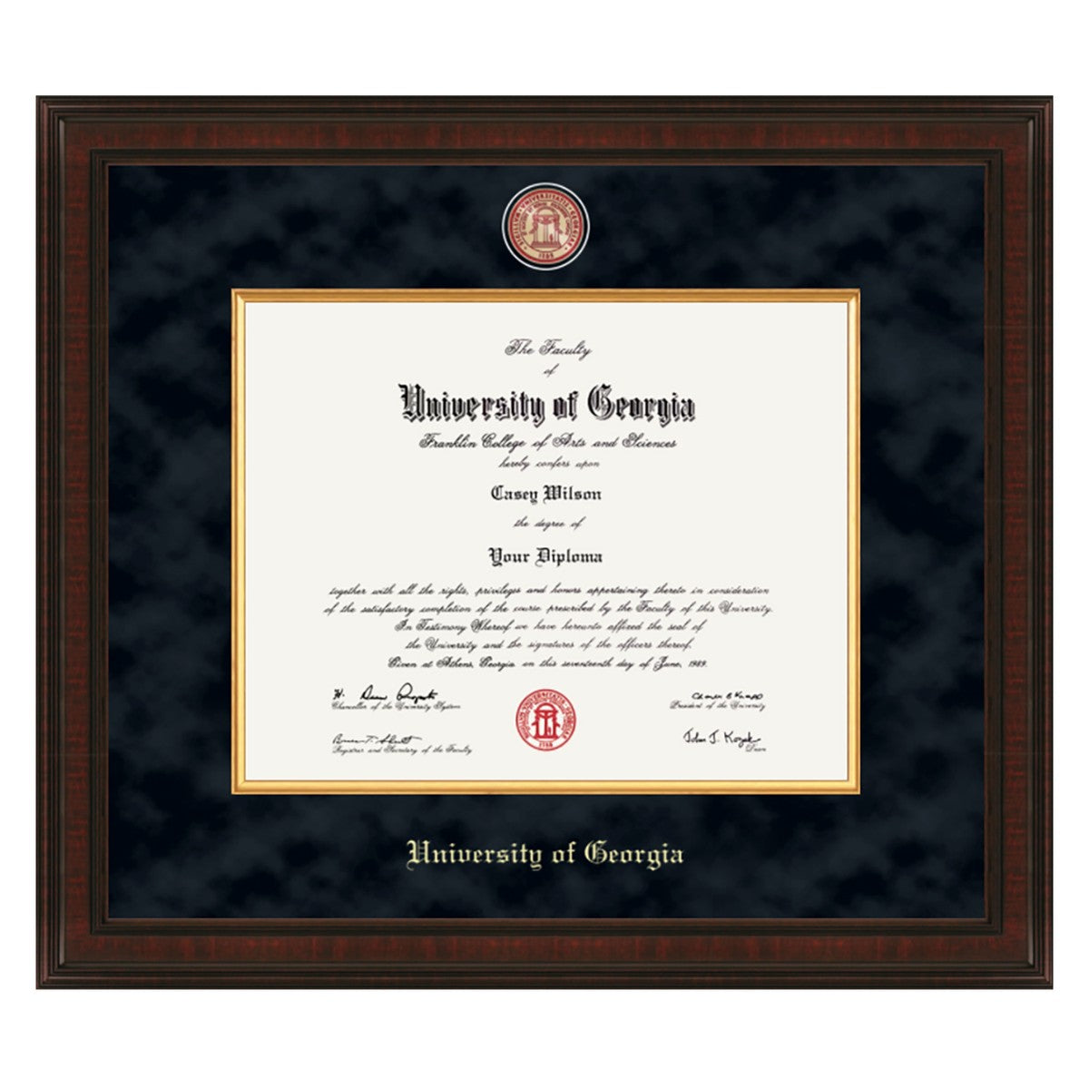 University of Georgia Diploma Frame - Excelsior Graduation Gift | M ...