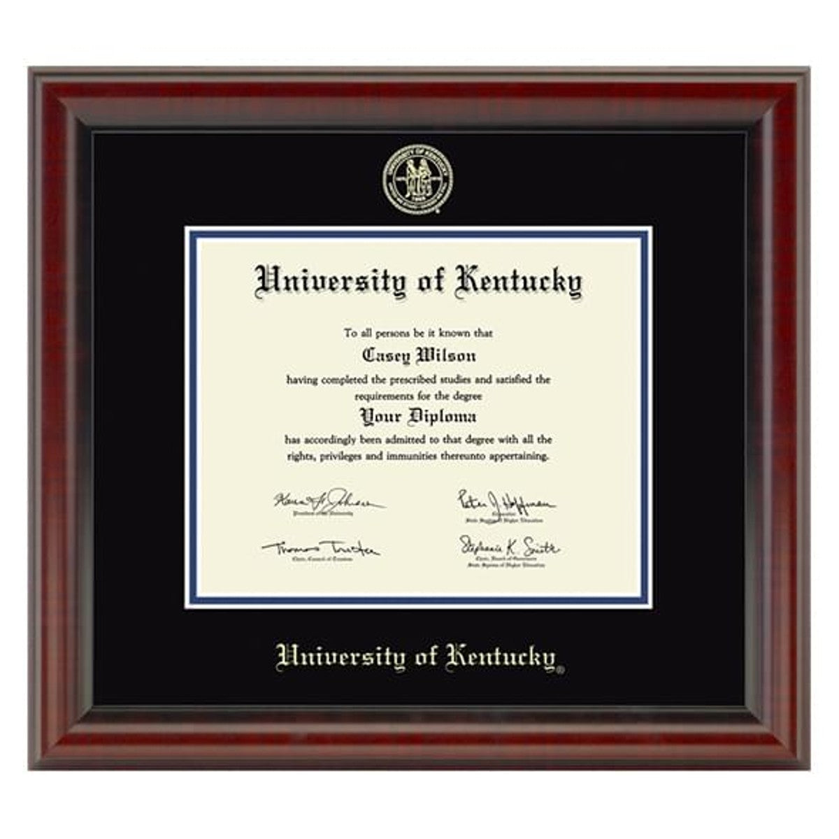 Kentucky Diploma Frame - Fidelitas | M.LaHart & Co.