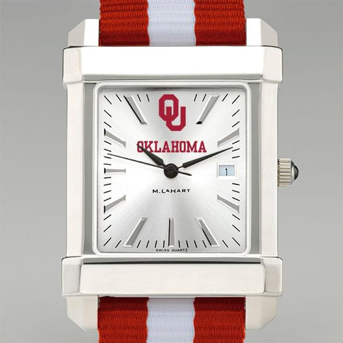 University of Oklahoma Collegiate Watch with RAF Nylon Strap for Men ...