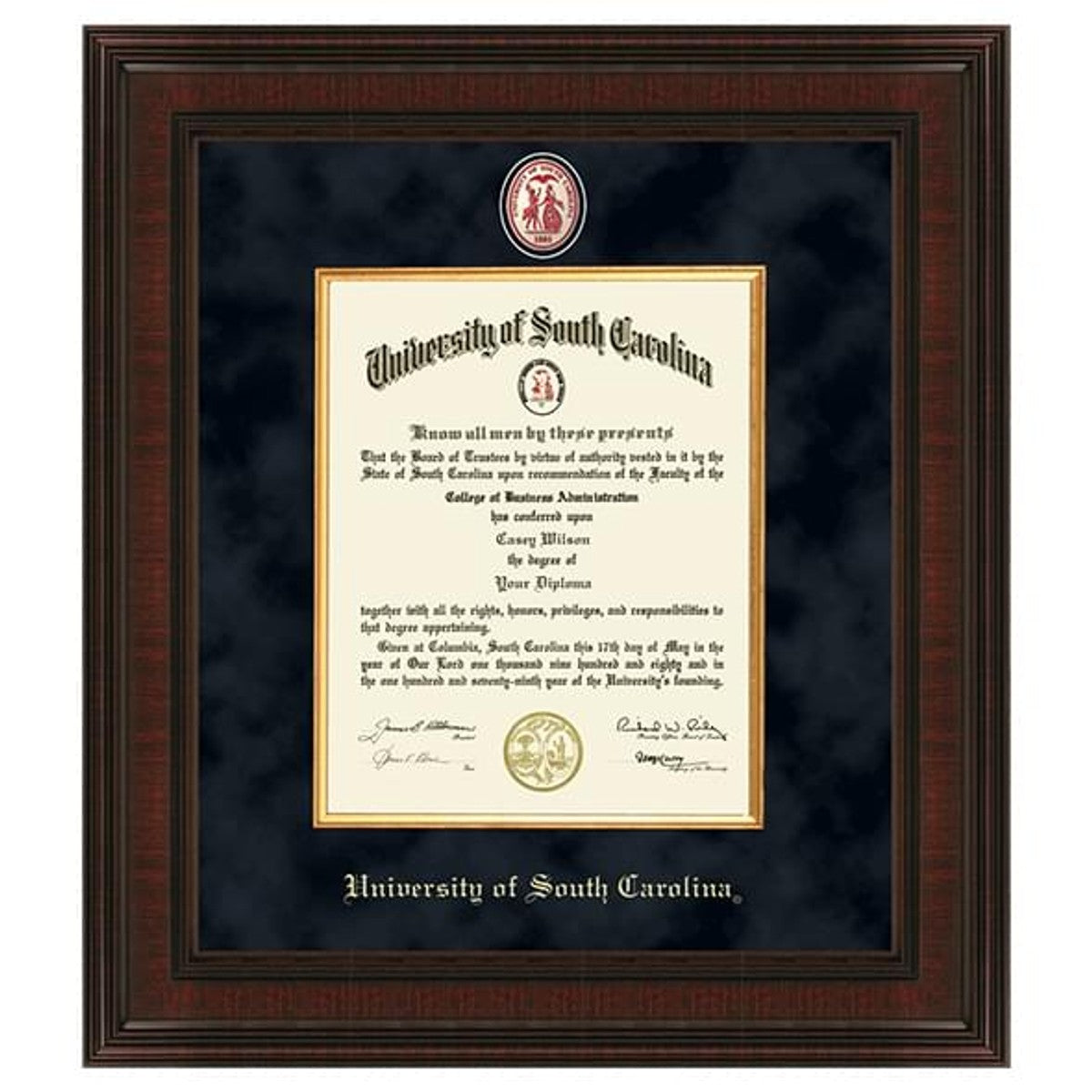 University of South Carolina Diploma Frame - Excelsior Graduation Gift ...