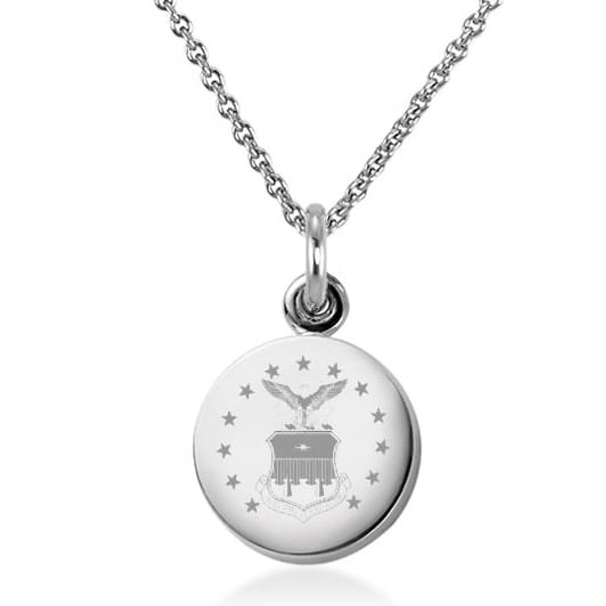 US Air Force Academy Necklace with Charm in Sterling Silver | M.LaHart ...