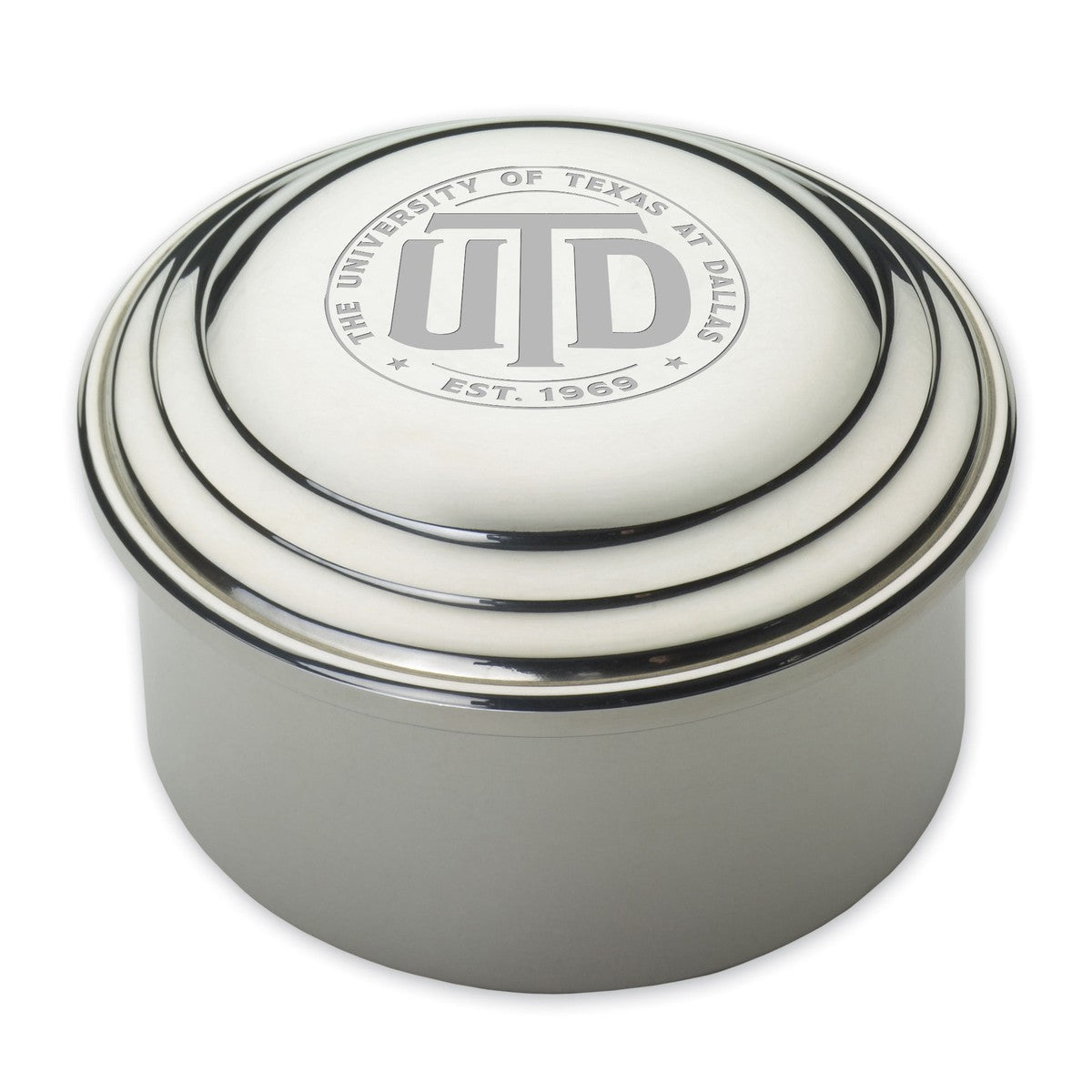 UT Dallas Pewter Keepsake Box | M.LaHart & Co.