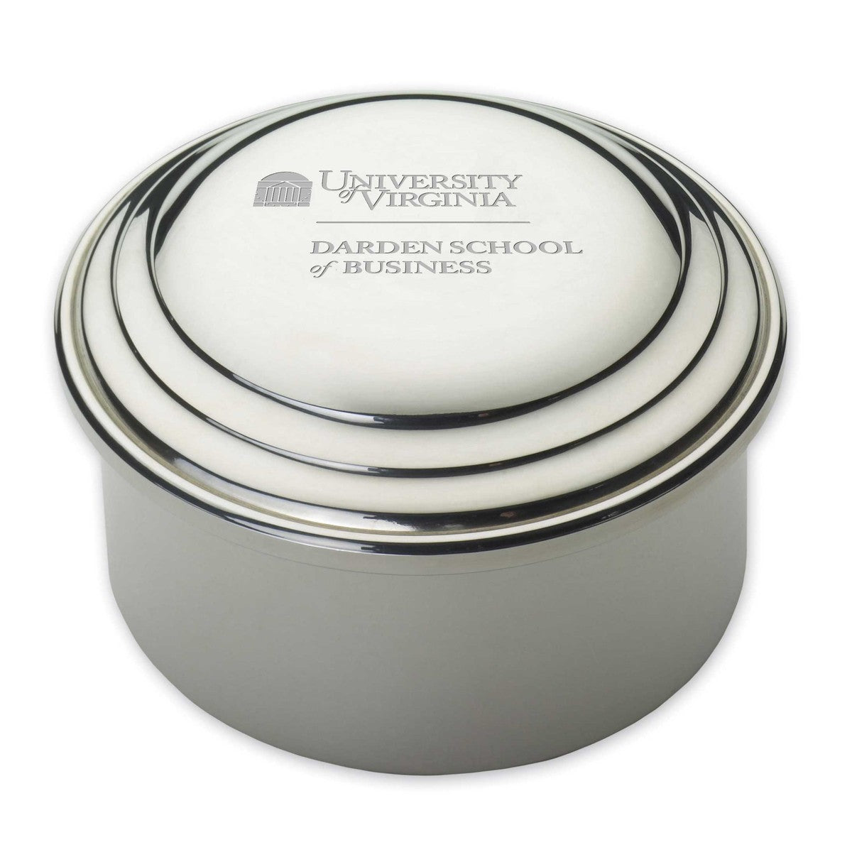 UVA Darden Pewter Keepsake Box | M.LaHart & Co.