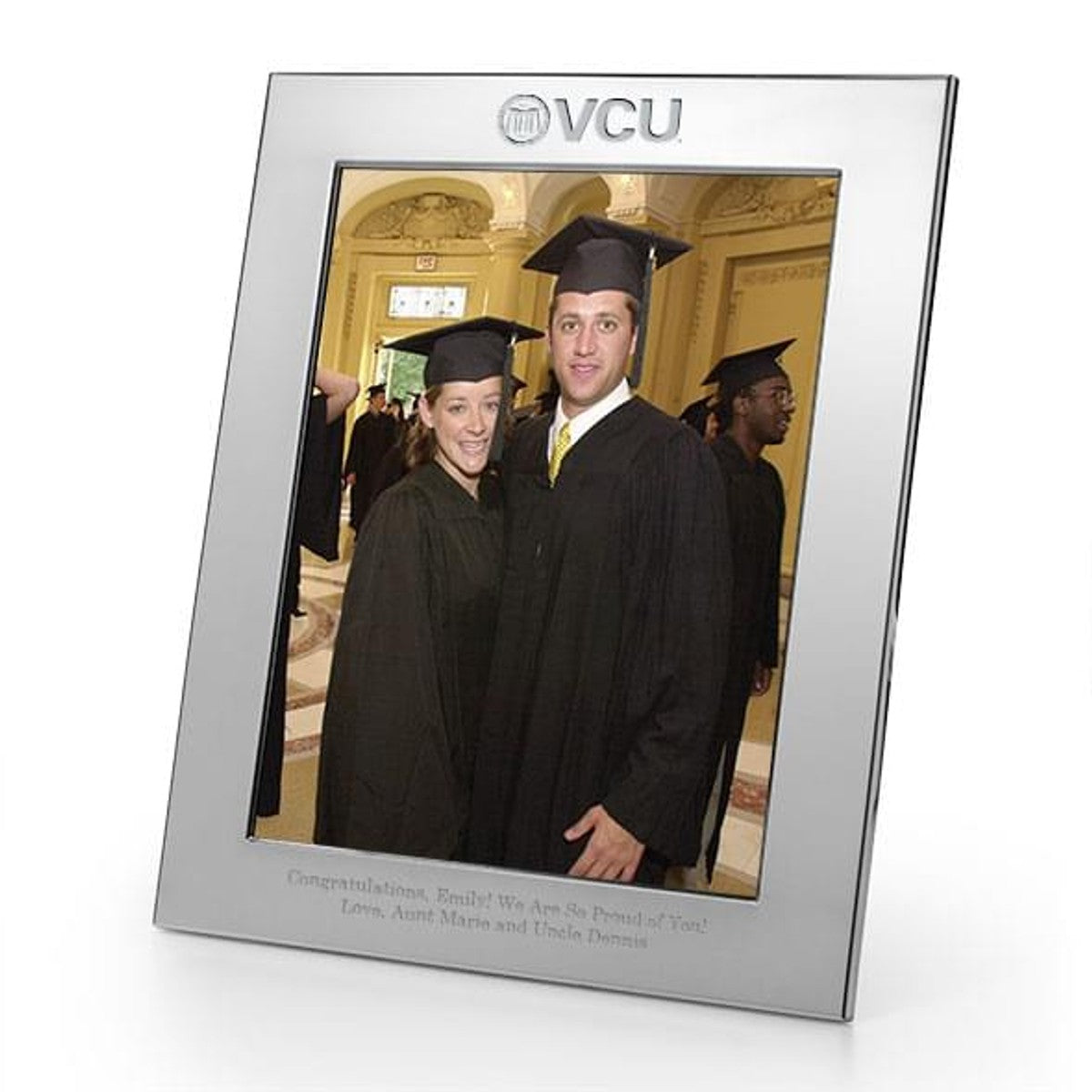 VCU Polished Pewter 8x10 Picture Frame - Graduation Gift Selection | M ...