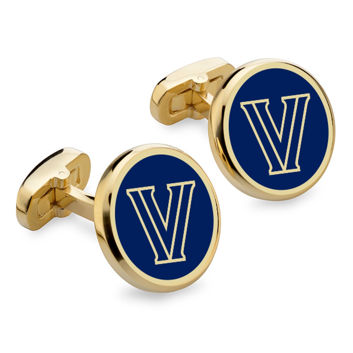 Villanova Enamel Cufflinks - Graduation Gift Selection | M.LaHart & Co.