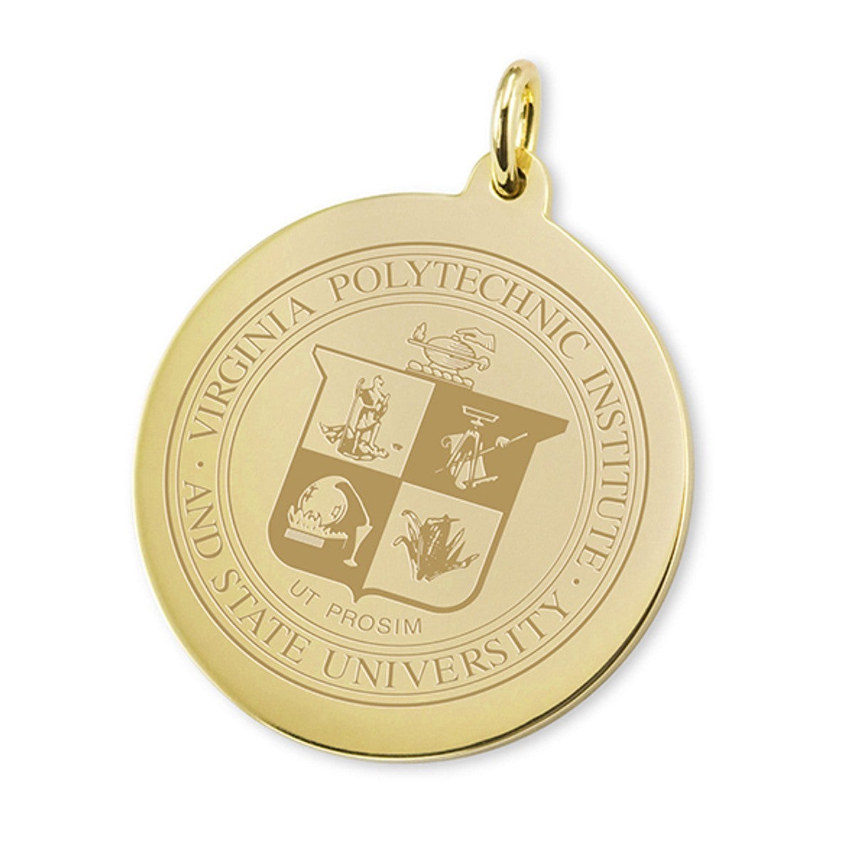 Virginia Tech 14K Gold Charm - Graduation Gift Selection | M.LaHart & Co.
