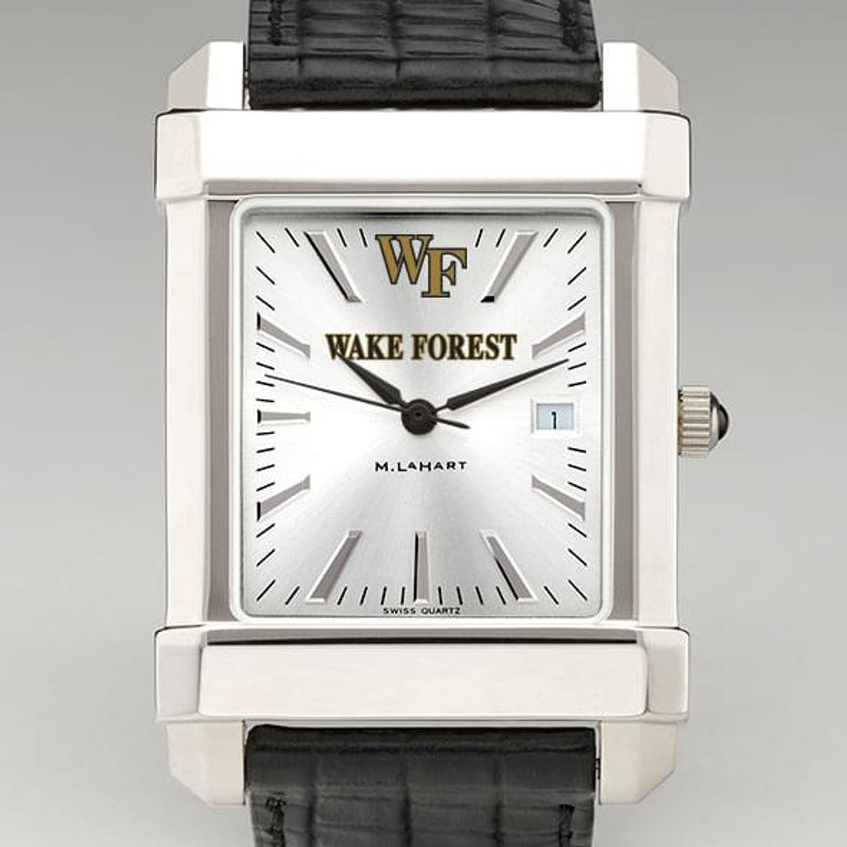 Wake Forest Men's Collegiate Watch with Leather Strap | M.LaHart & Co.