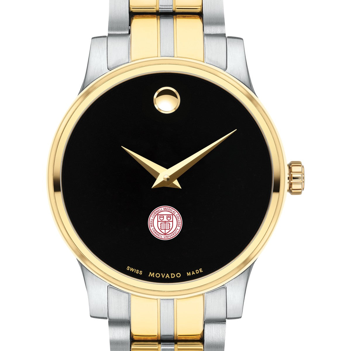 Weill Cornell Women's Movado Collection Two-Tone Watch with Black Dial ...