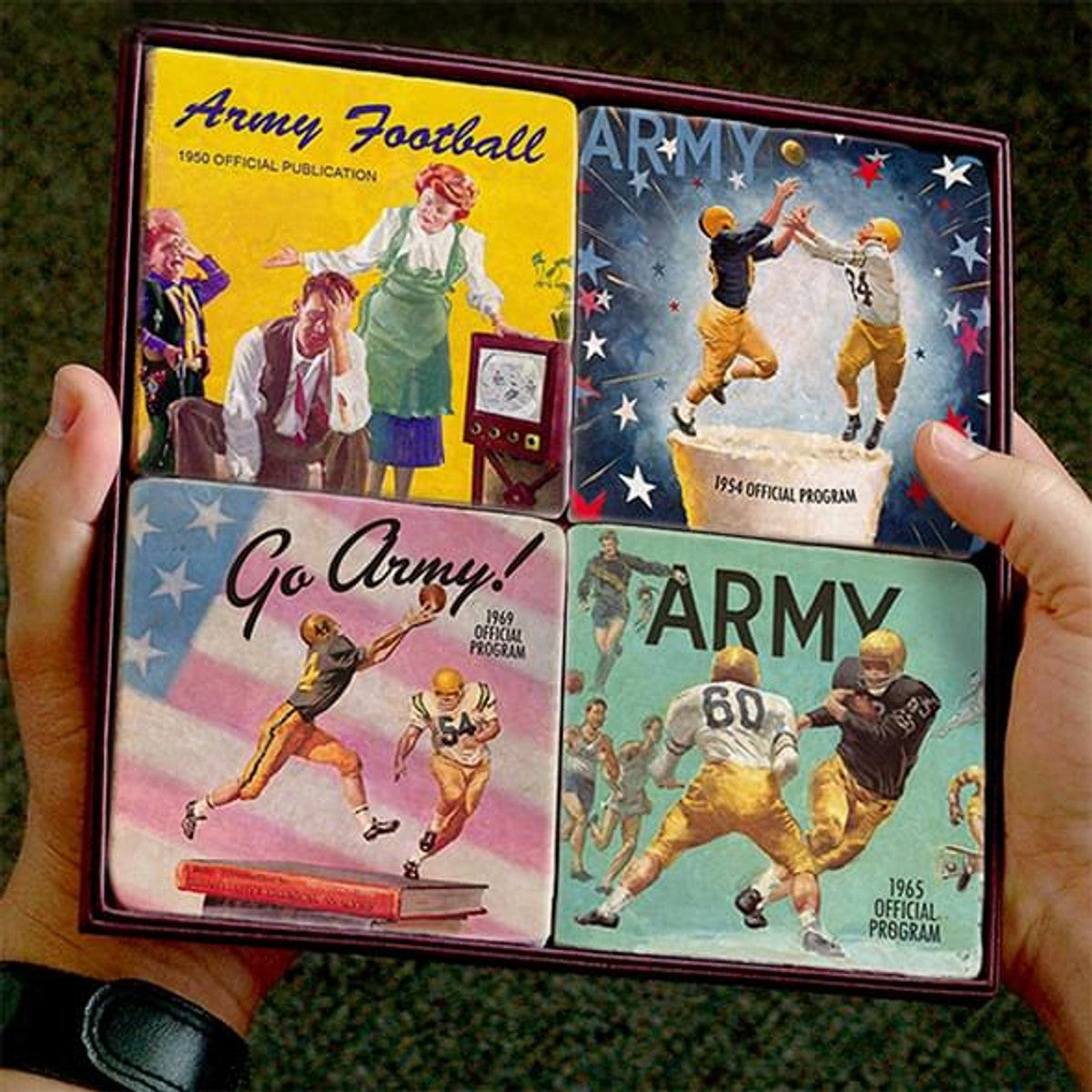 West Point Football Marble Coasters | M.LaHart & Co.