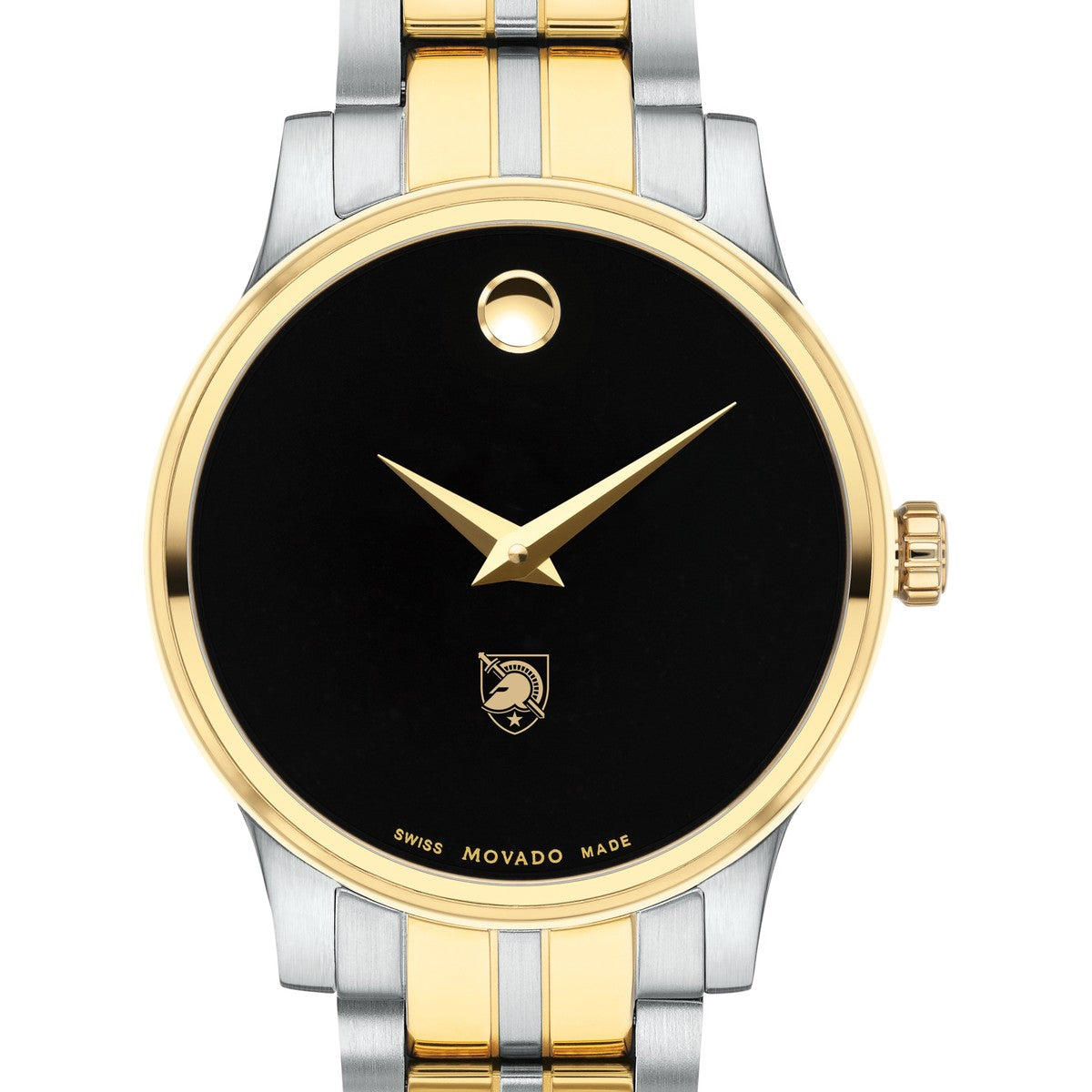 West Point Women's Movado Collection Two-Tone Watch with Black Dial | M ...