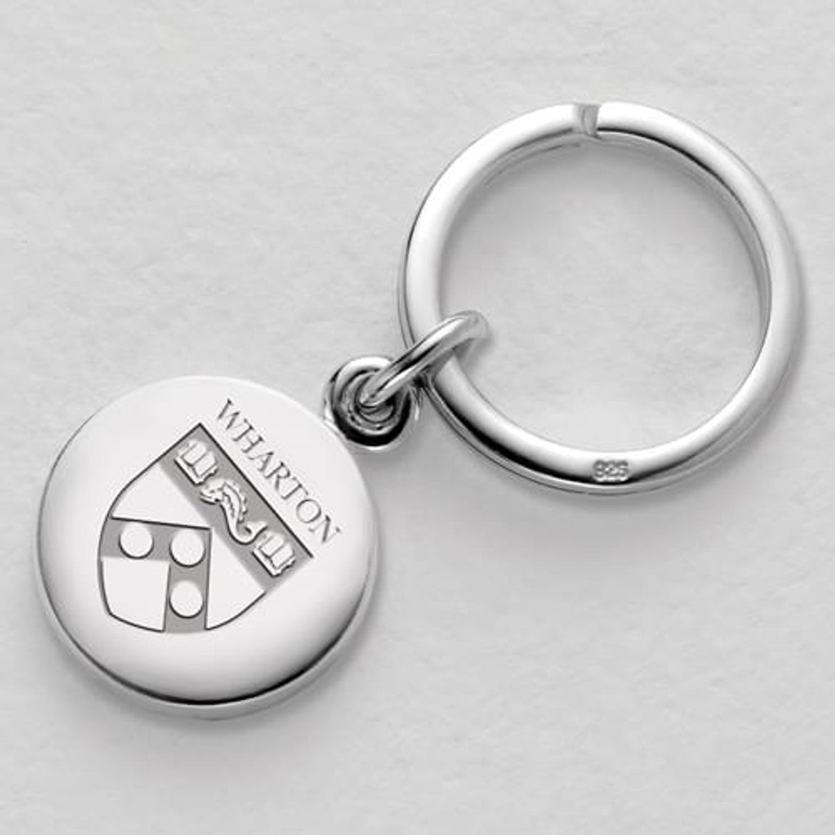 Wharton Sterling Silver Insignia Key Ring - Graduation Gift Selection ...