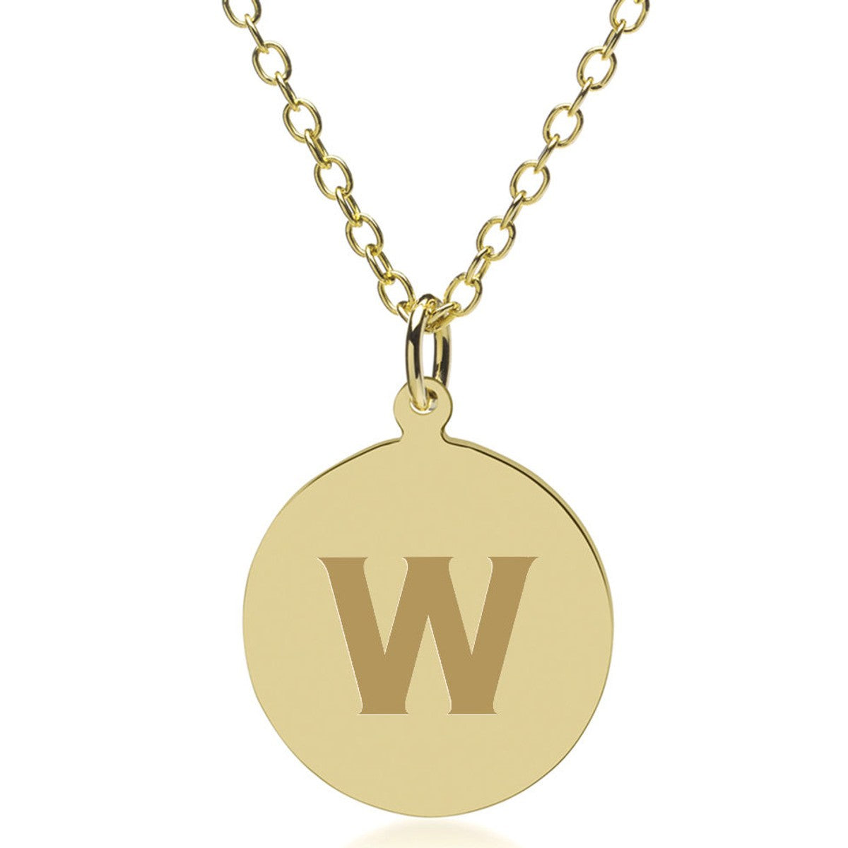Williams 18K Gold Pendant & Chain | M.LaHart & Co.