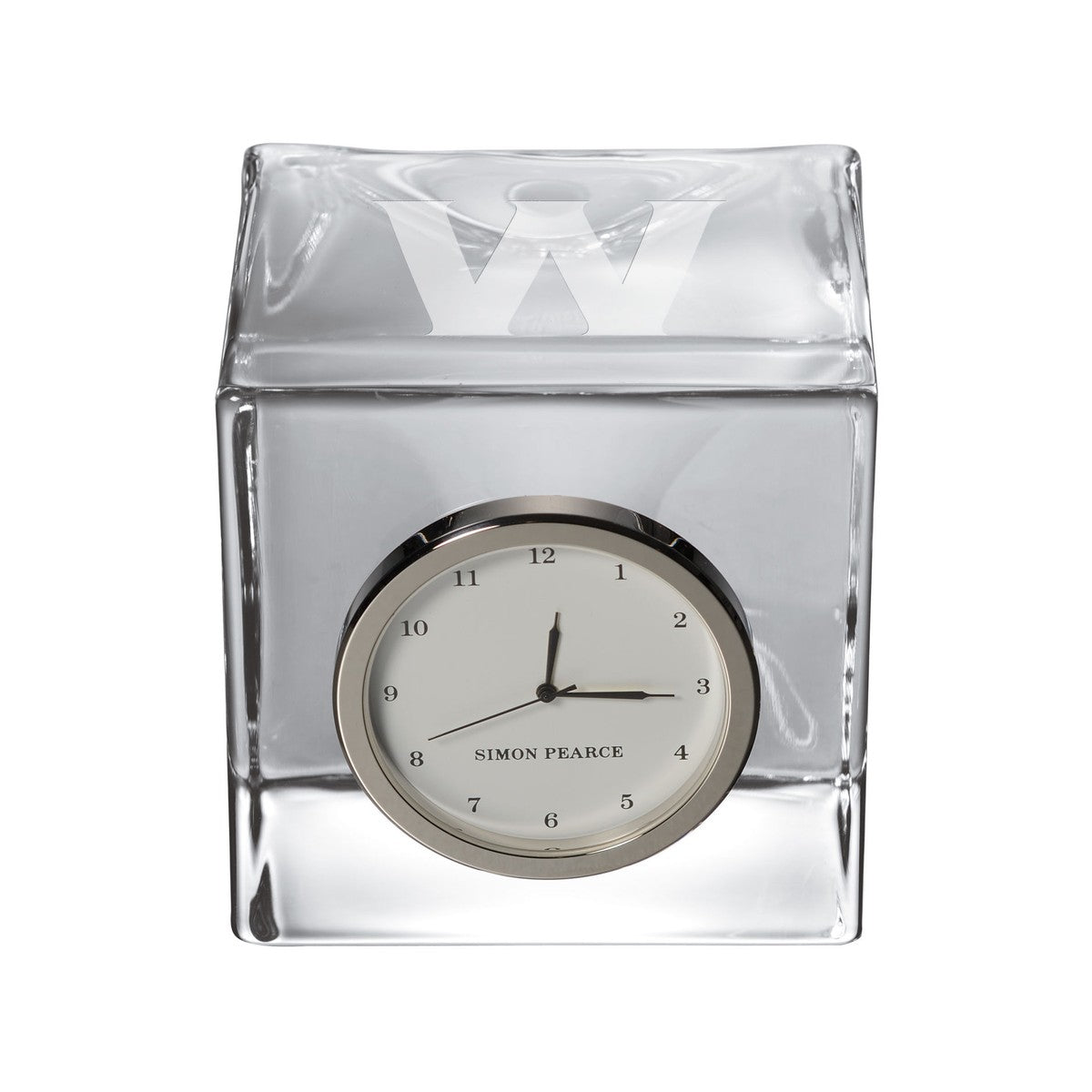 Williams Glass Desk Clock by Simon Pearce - Graduation Gift Selection ...